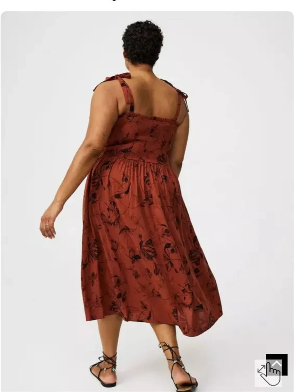 Dresses | Torrid Shirred Tea Length Dress | Poshmark